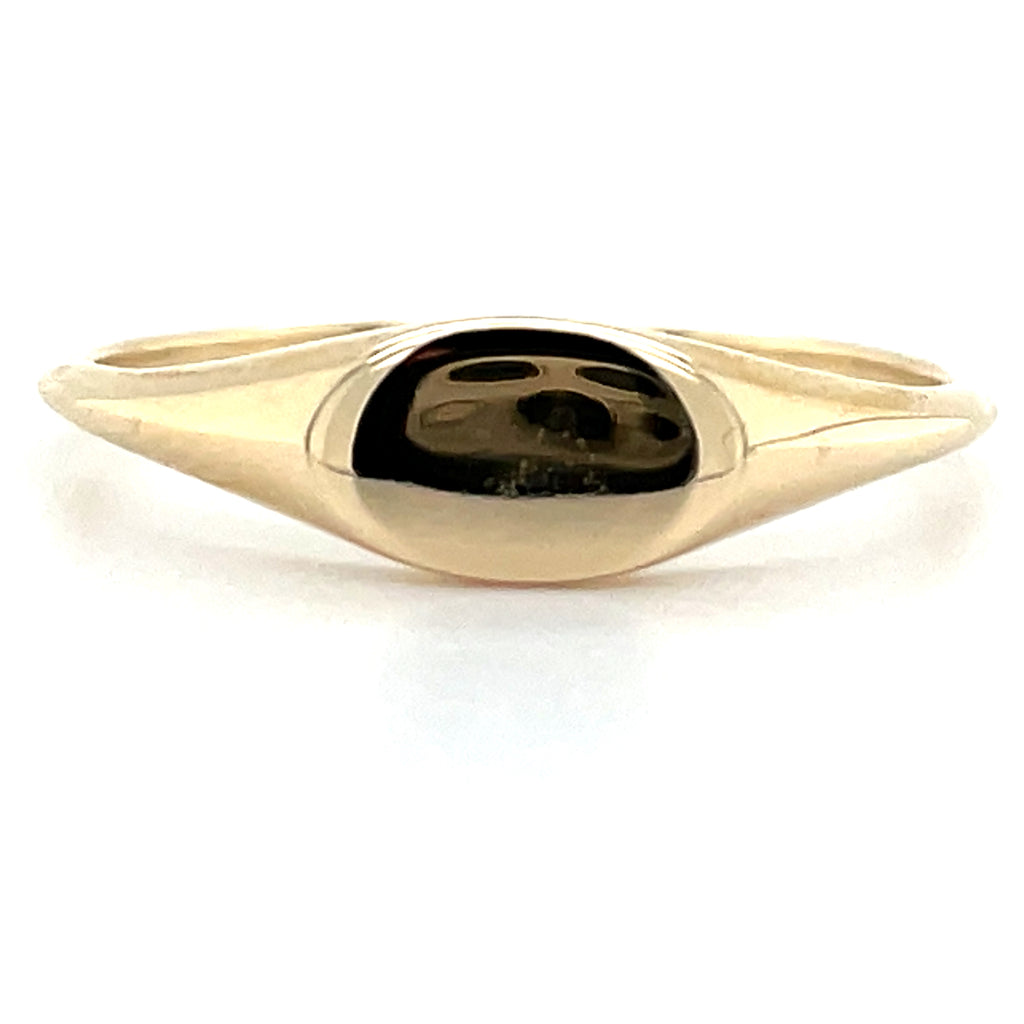 9ct Yellow Gold Horizontal Signet Ring – Tadgh O Flynn Jewellers