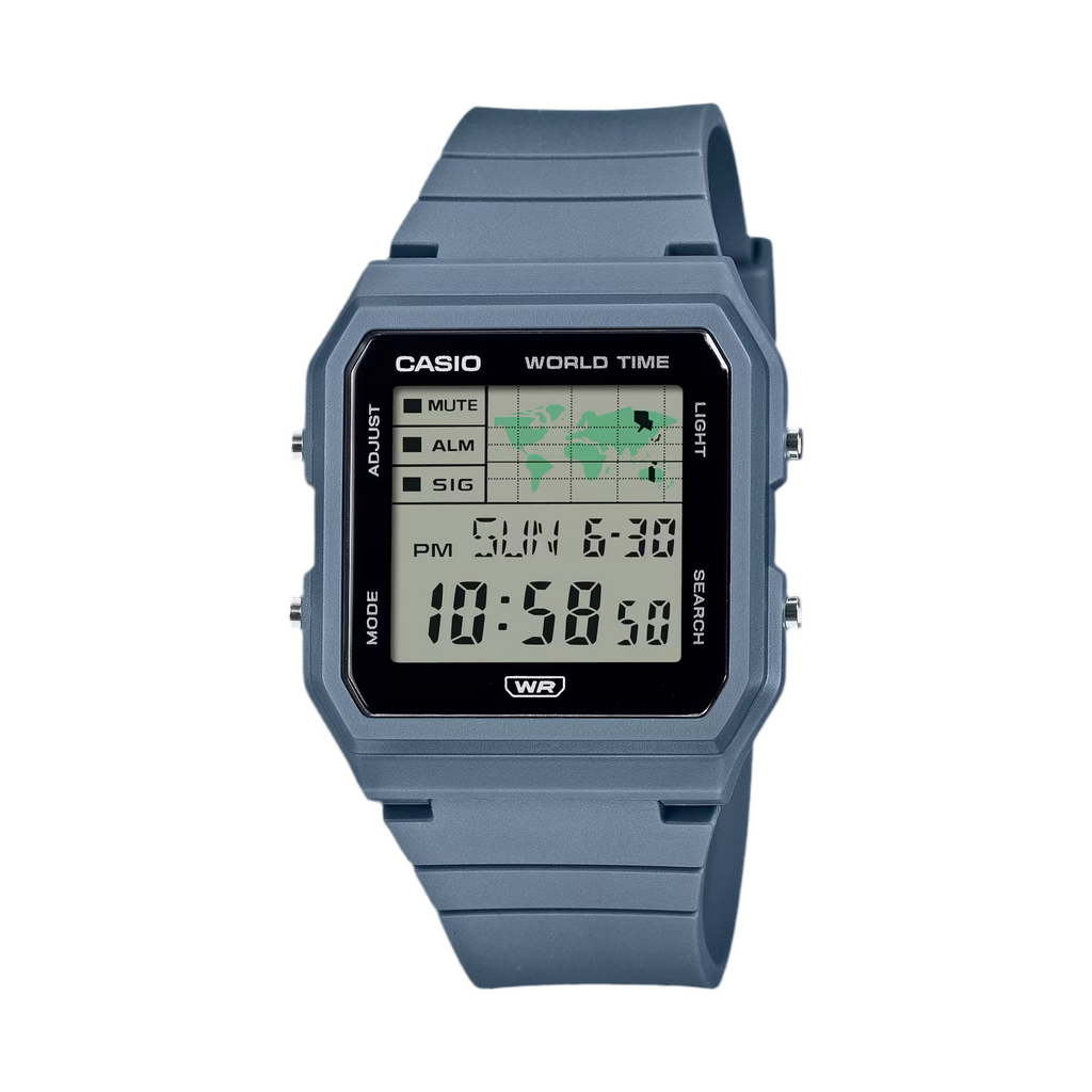 Casio World Map Digital Watch Blue – Tadgh O Flynn Jewellers