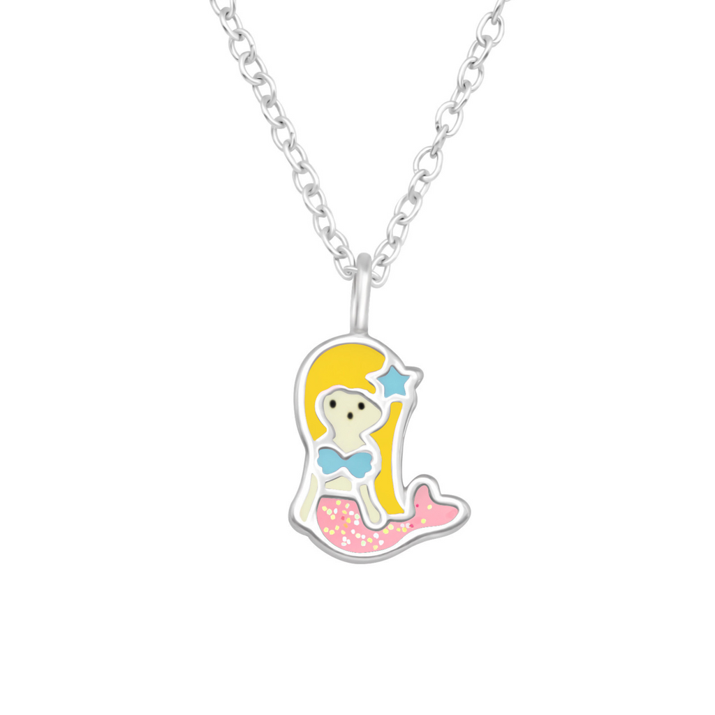 Children’s Sterling Silver Mermaid Necklace. – Tadgh O Flynn Jewellers