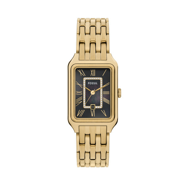 Fossil Raquel Gold Black Mother of Pearl Dial Watch – Tadgh O Flynn ...