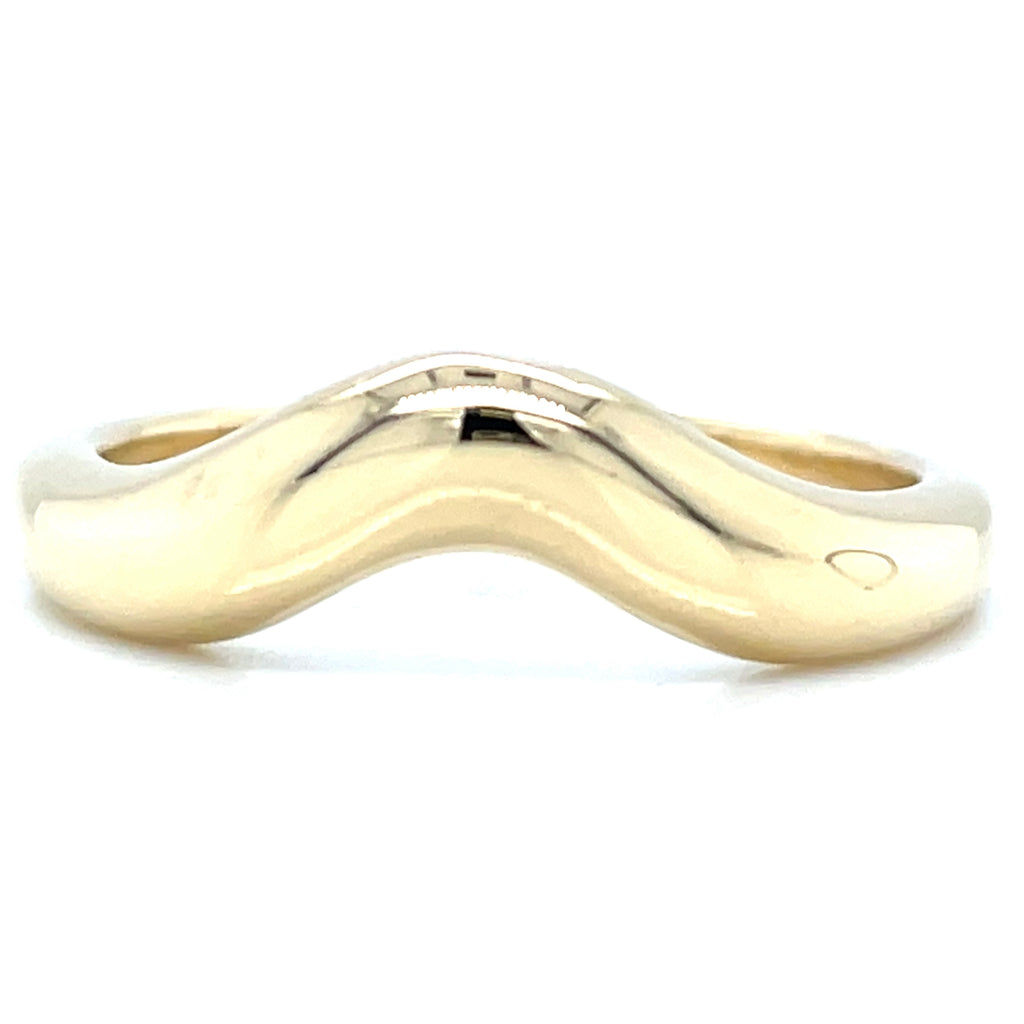 Tadgh Óg 18ct Yellow Gold Curve Band Ring – Tadgh O Flynn Jewellers