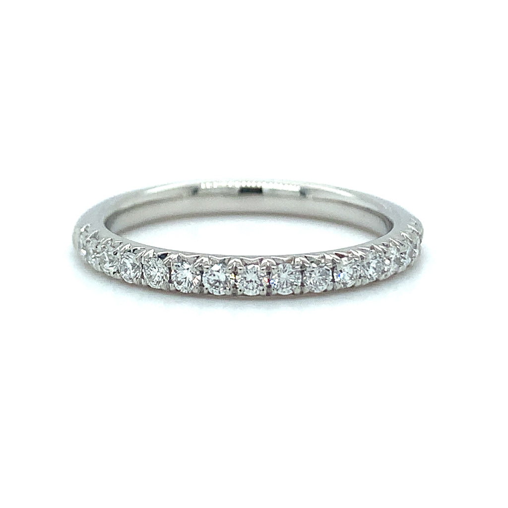 Platinum 0.33ct Laboratory Grown Castle Set Diamond Band – Tadgh O ...